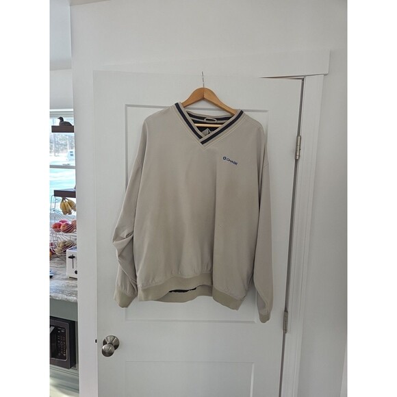 Jackets & Coats | 98 Vintage Harvard Square Mens Xl Beige Pullover ...